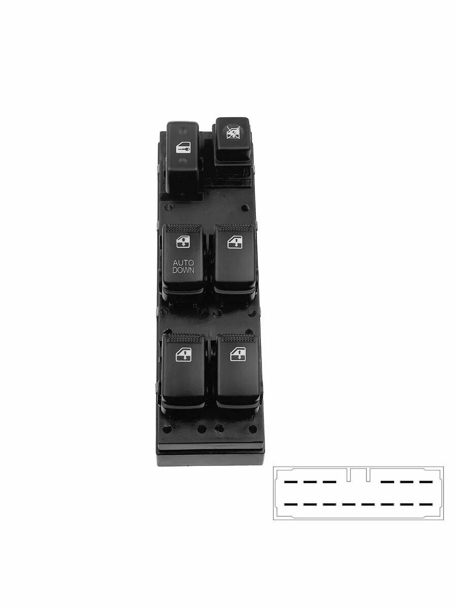 Блок управления стеклами для HYUNDAI TUCSON 04-10 LHD