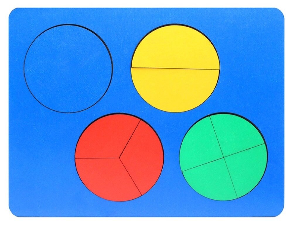 Обучающая логическая игра Smile Decor Дроби, 1 уровень