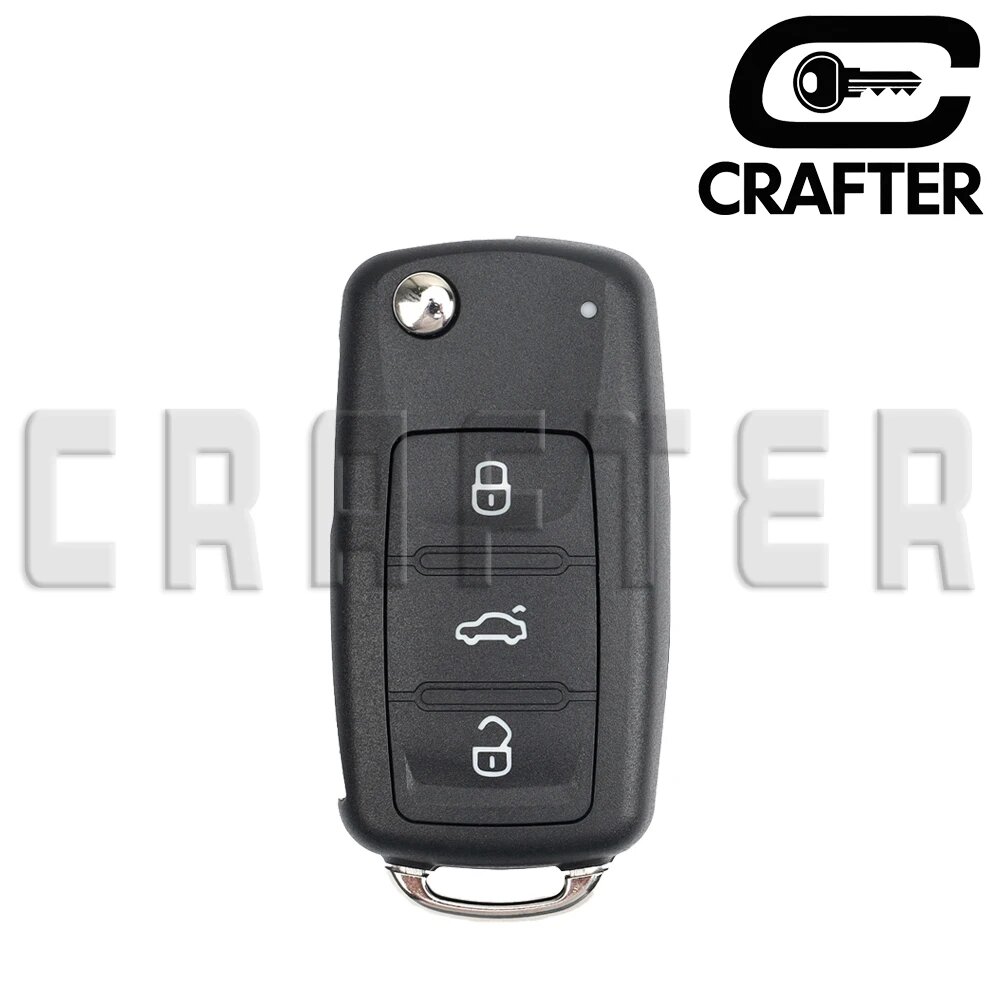 Складной ключ для VW/Skoda/Caddy/Tiguan 3 кнопки 315 MHz