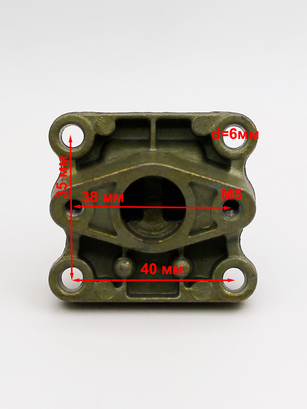 Усиленный лепестковый клапан 49сс 2т алюминиевый для детского квадроцикла