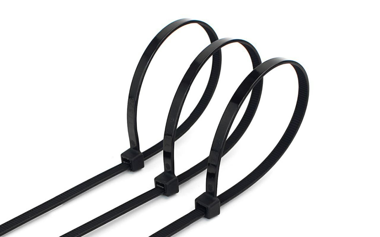 Хомут, с внутренним зубчатым зацеплением, нейлон, черный, 5x500мм, комплект 100шт