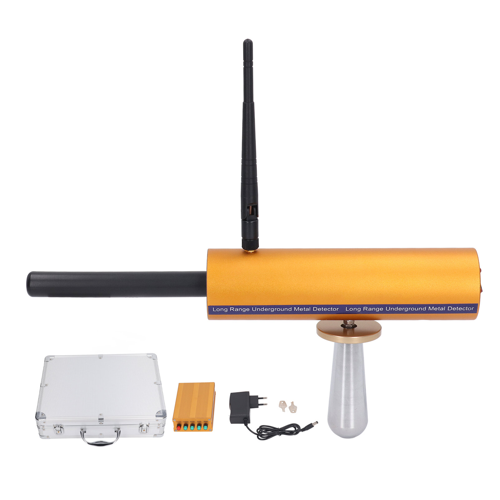 Металлоискатель дальнего действия, AC 100-240V, для охраны, вилка EU