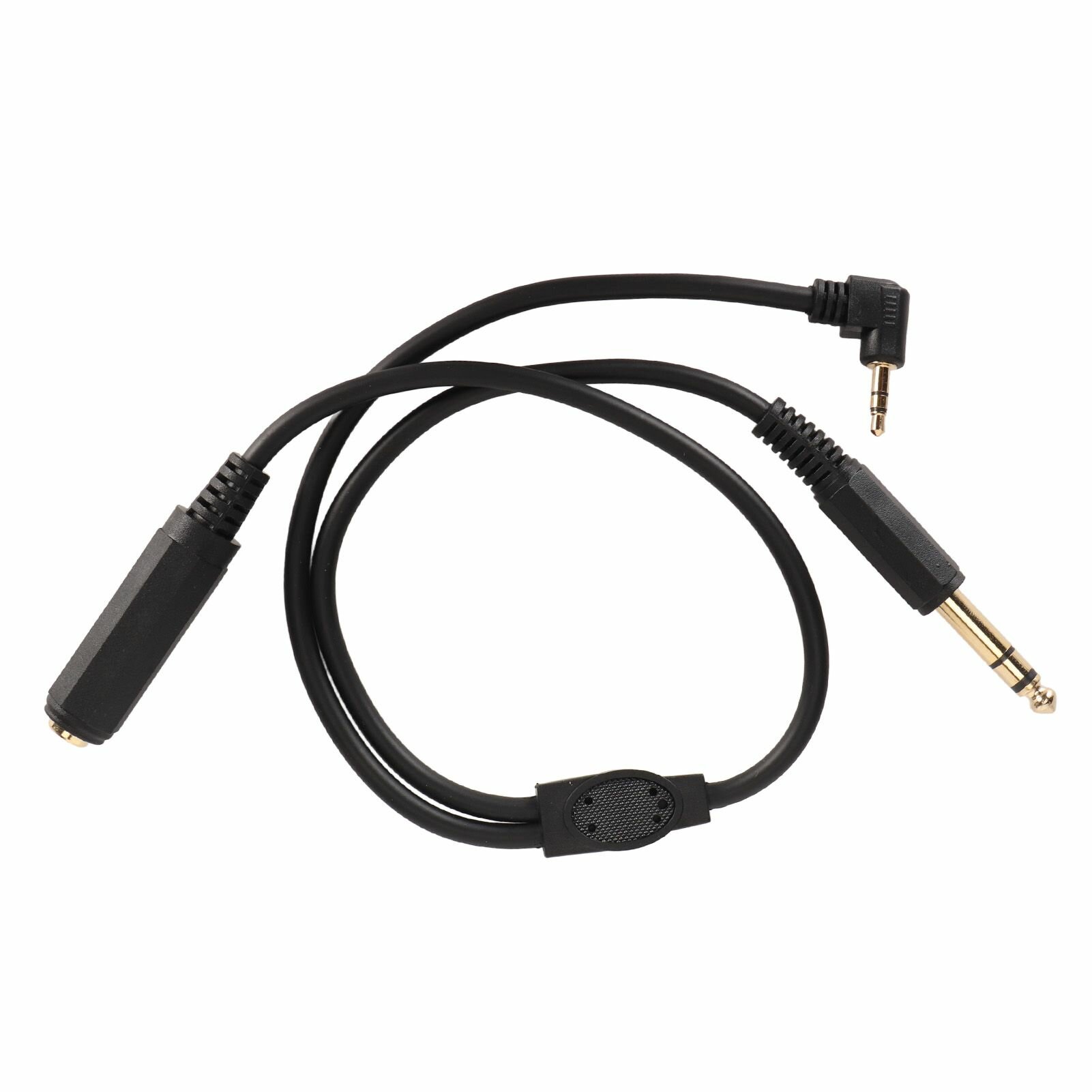 Y-кабель 1/4" TRS 1/4" TRS + 3.5 мм, стерео разветвитель