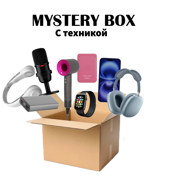 Секретный Бокс с техникой, Мистери бокс, Бокс с электроникой