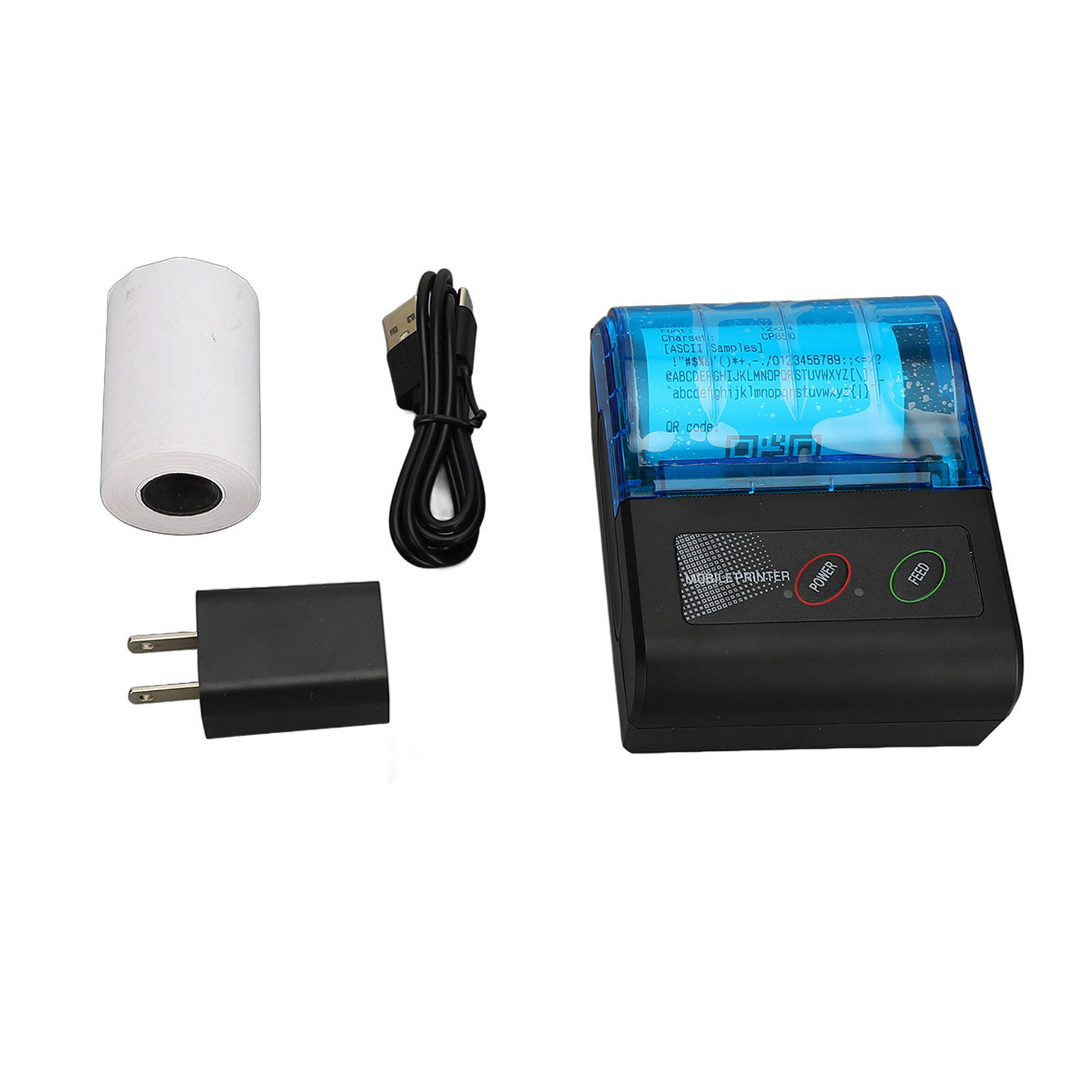 Миниатюрный беспроводной термопринтер для фотографий, карманный, без чернил, с Bluetooth.