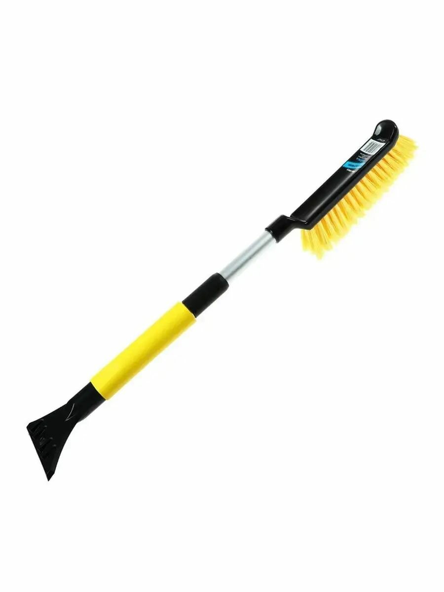 Щетка зимняя "BLACK&BLUE" BB1005, телескопическая (57-70см.)