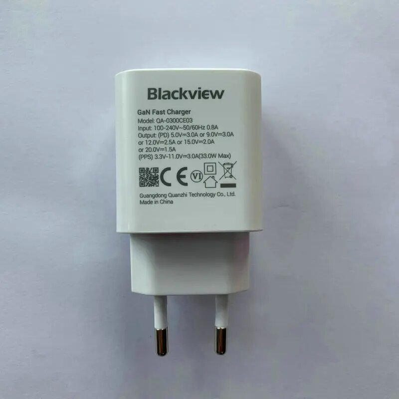 Blackview GaN Fast Charger 33W, европейский штекер