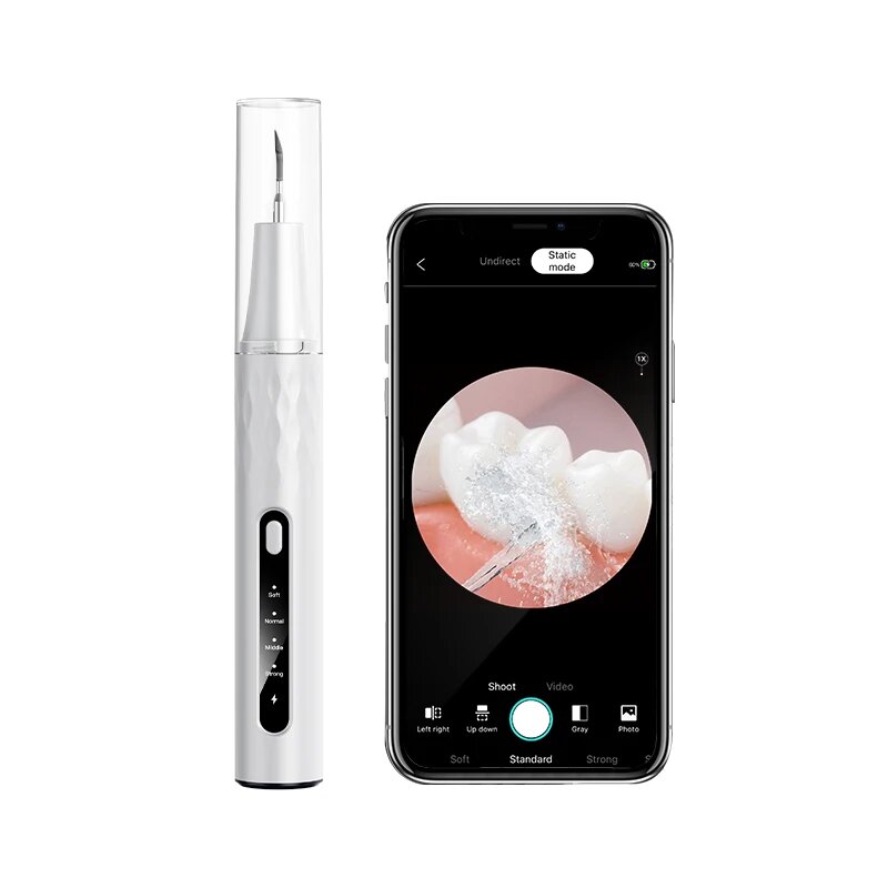 Smart Ultrasonic Tooth Scaler White