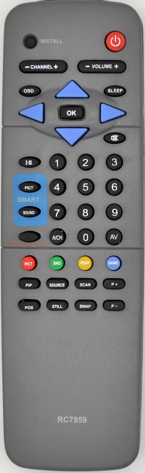 Пульт дистанционного управления для телевизоров PHILIPS RC7959