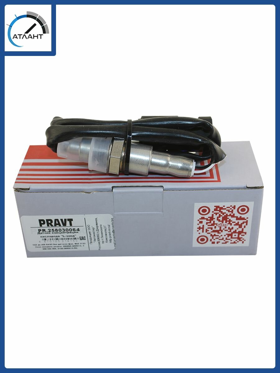 PRAVT Датчик кислорода (лямбда-зонд) дв. ЗМЗ-409 Евро-4/5 без датчика фаз, 2123 Нива Шевроле арт. PR.258030064
