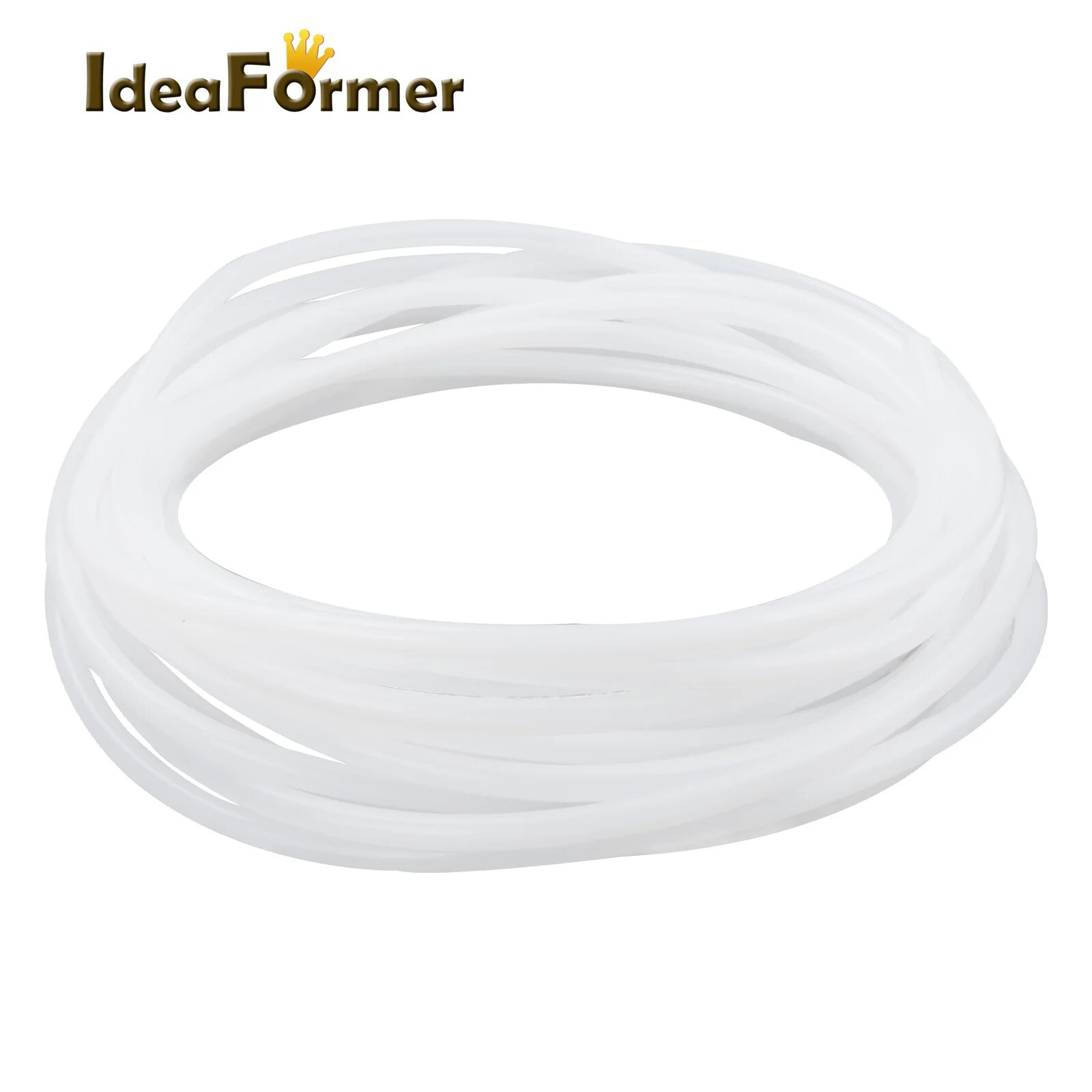 PTFE трубка 2.5/4 мм, белая, 10m