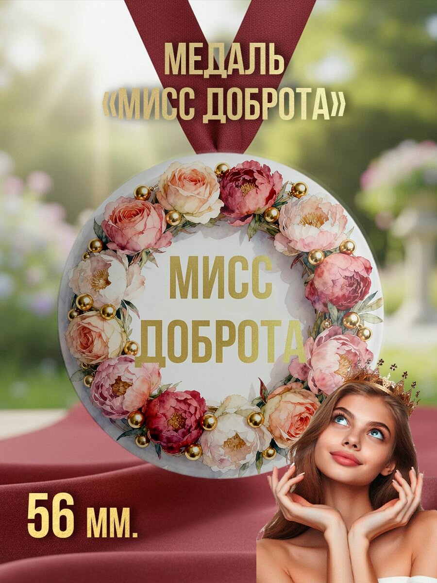 Медаль "Мисс Доброта"