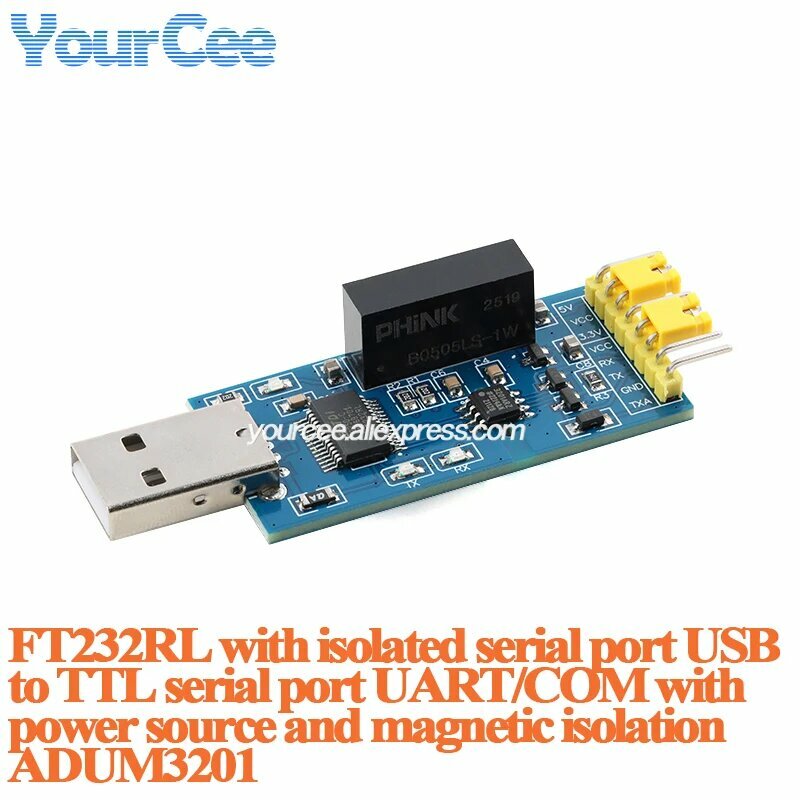 USB к TTL UART конвертер модуль CH9340 1pc, FT232RL with Isolate