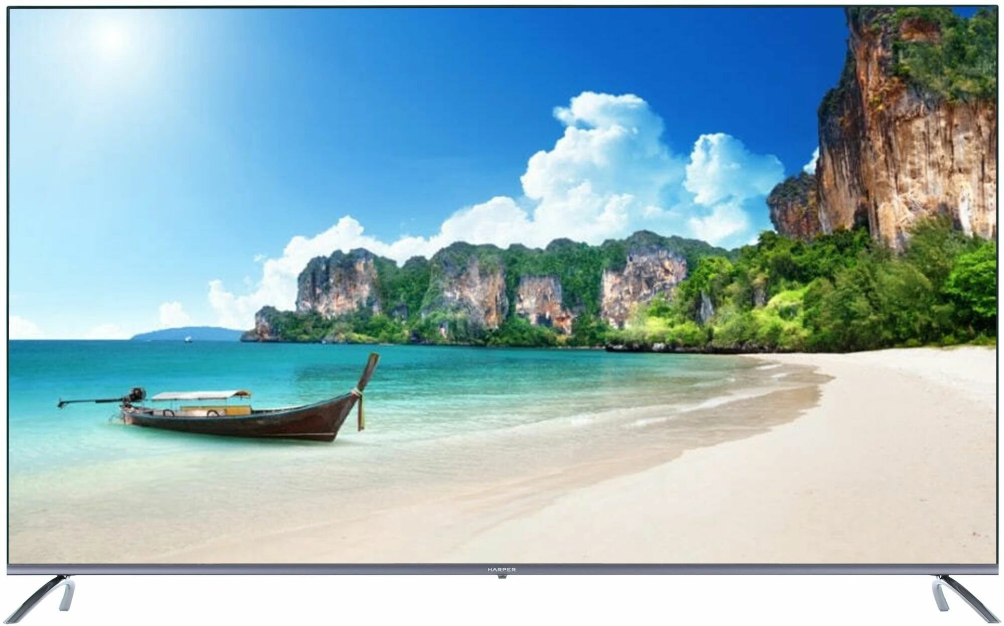 65" (164 см) Телевизор Harper 65Q850TS черный