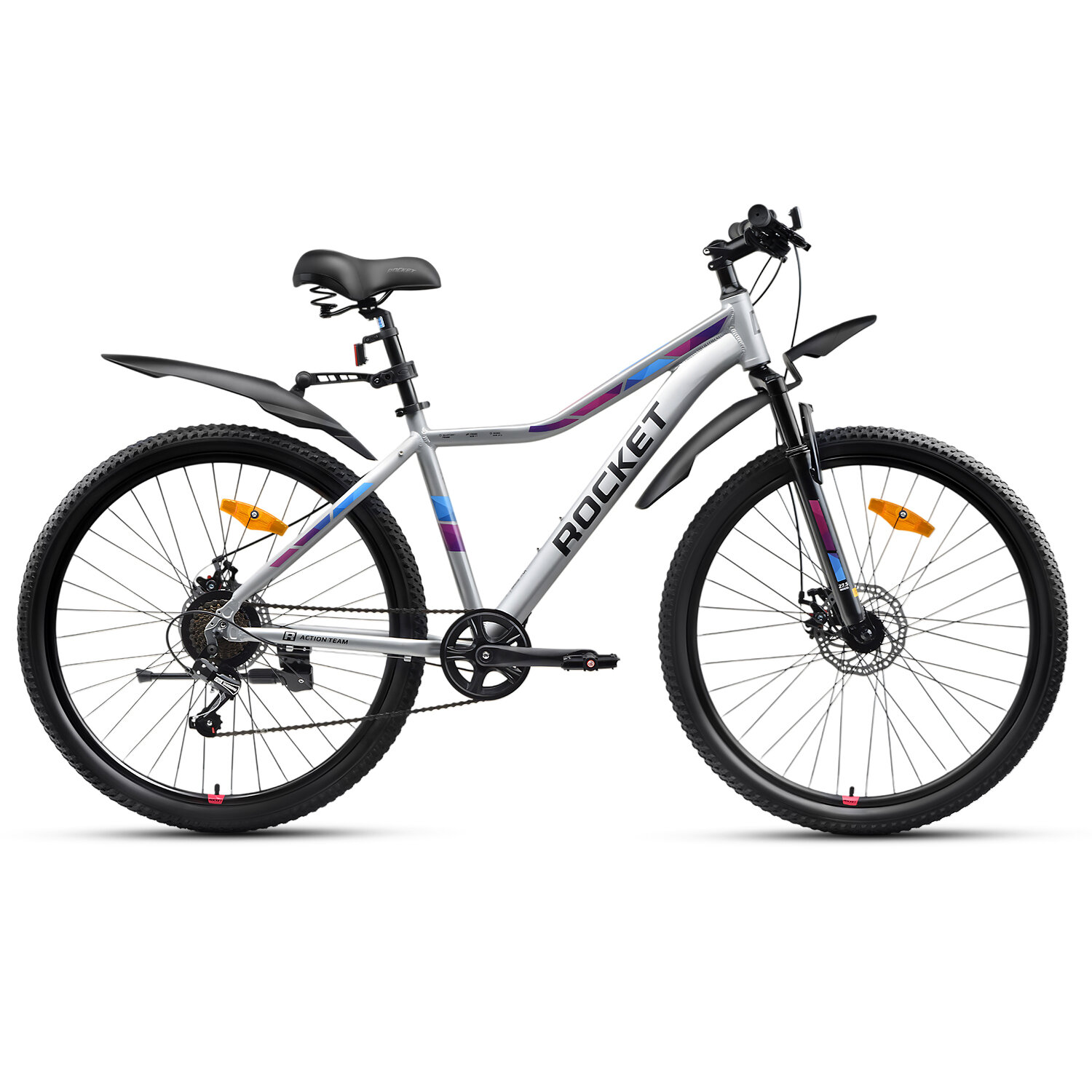 Велосипед 27,5" Rocket Vela alloy Pro 2.0, цвет серый, размер 17", рост 155 – 170 см.