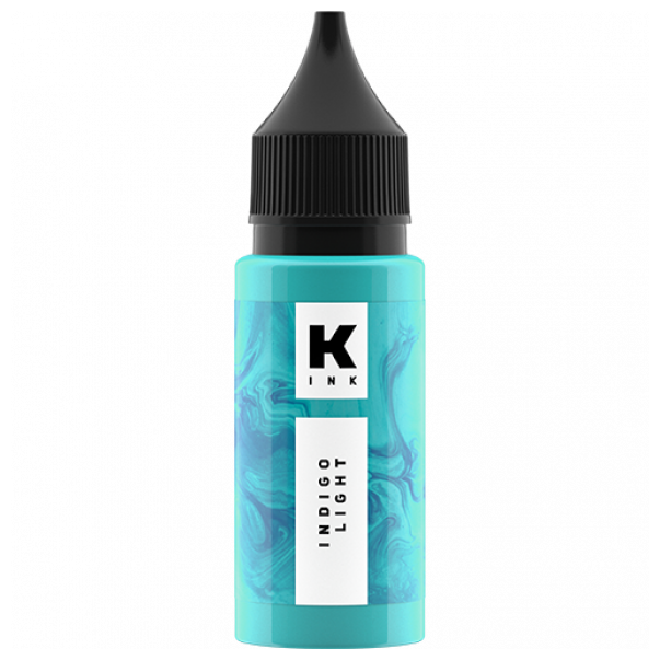 Краска Tattoo Ink пигмент для татуировок Индиго Светлый 15 мл