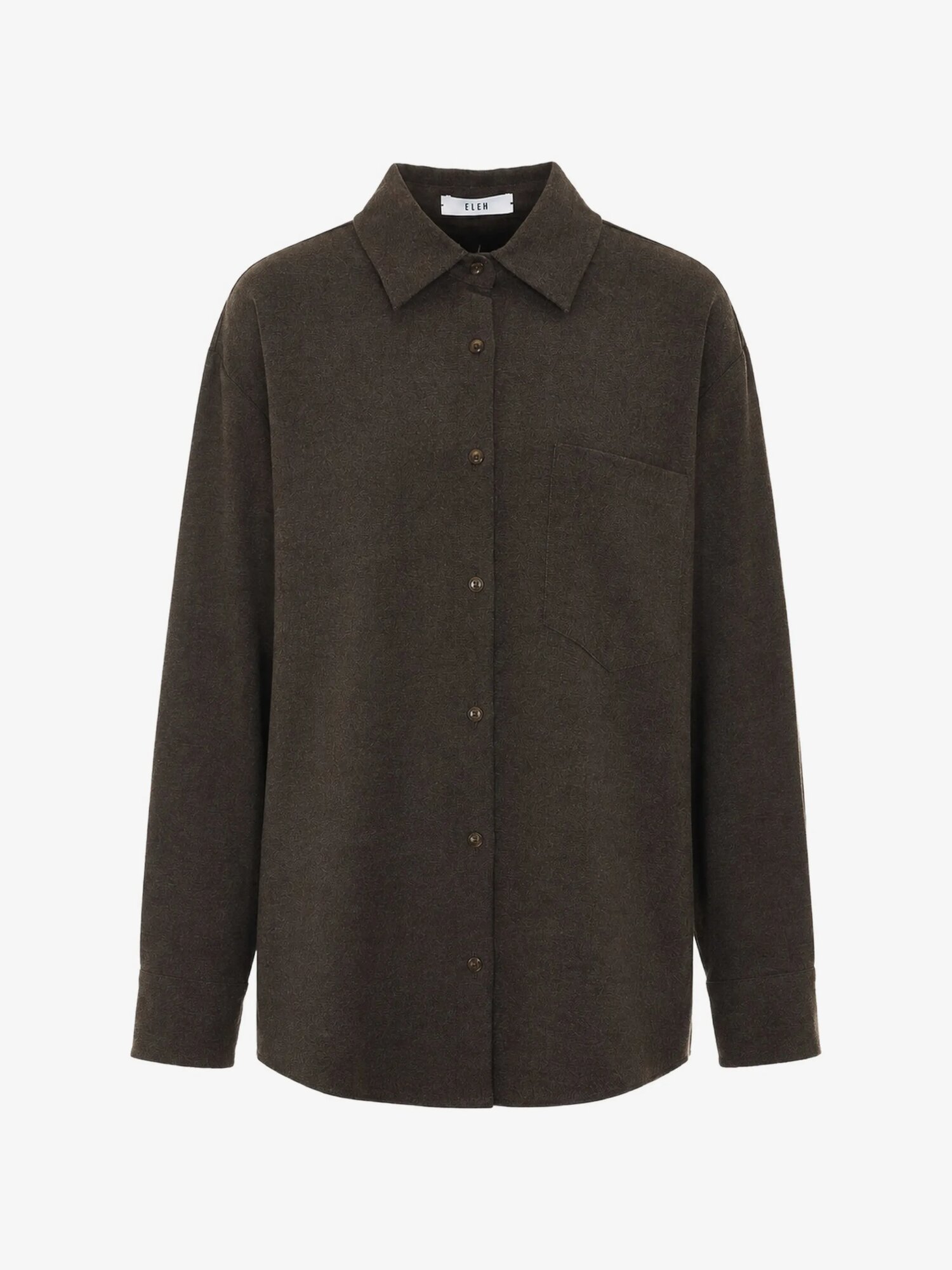 Рубашка ELEH Chest-pocket long-sleeve shirt