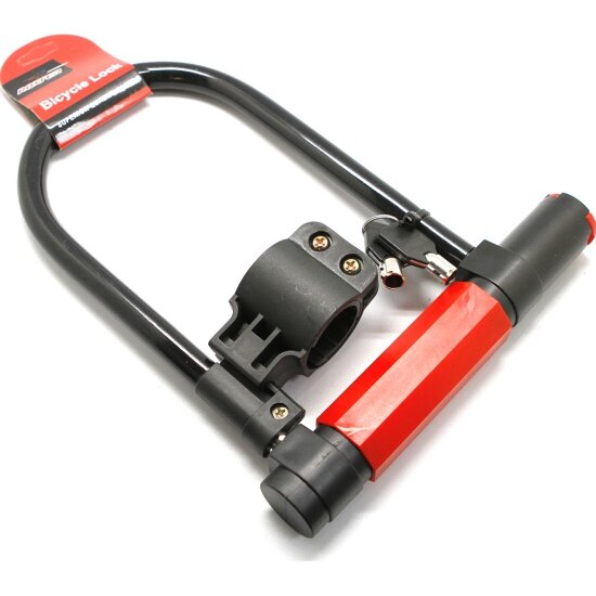 Замок велосипедный Roxter U-образный 180х245мм, D:12мм, в (упаковка пакет)