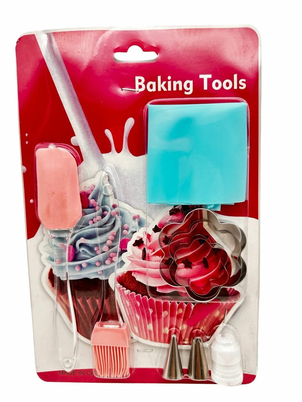 Набор кондитера для приготовления и украшения тортов, пирожных 9 предметов