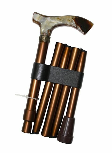 Трость для ходьбы складная карамель