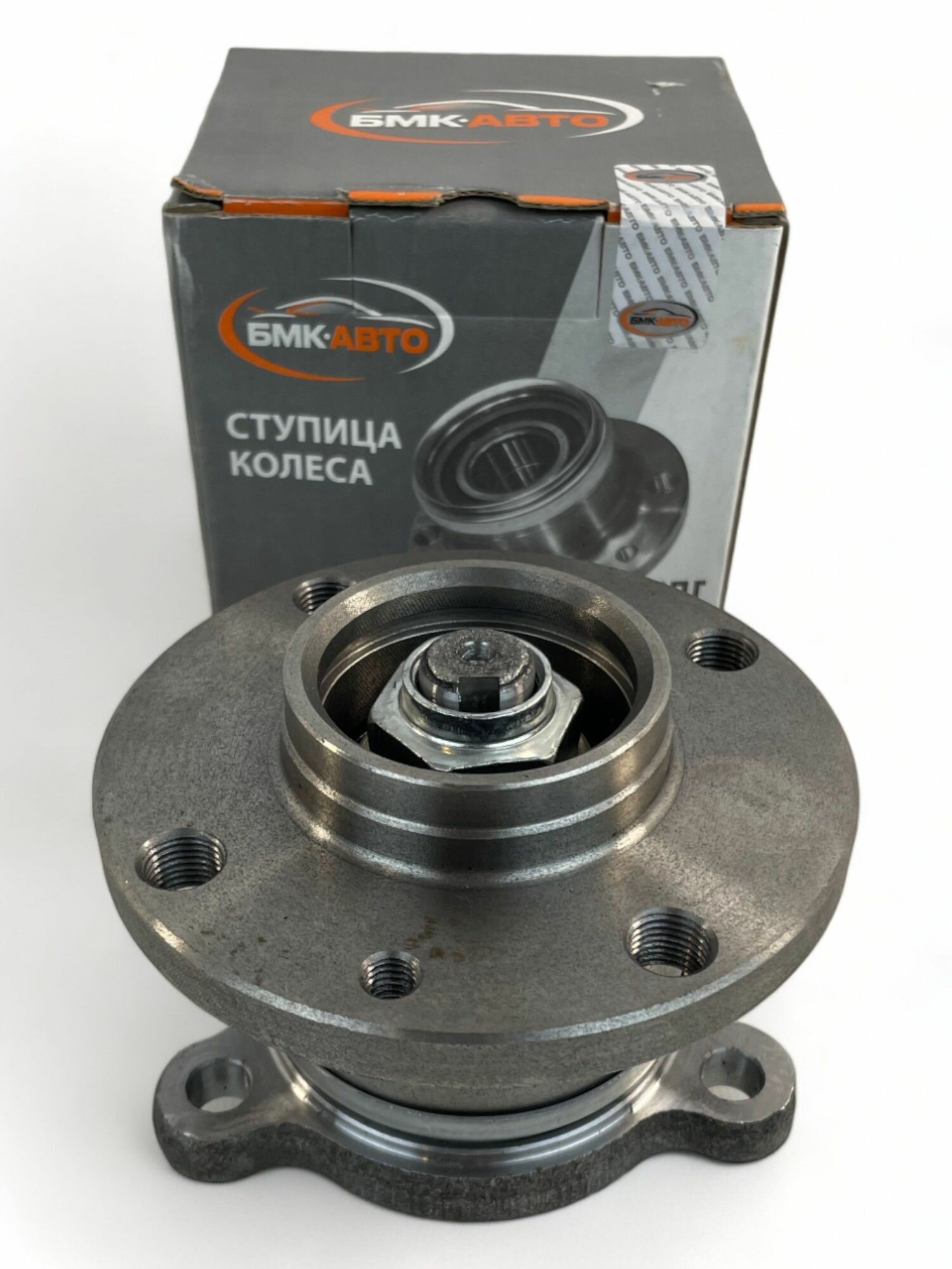 Ступица заднего колеса в сборе с осью, подшипником, шайбой и гайкой для а/м Lada/ВАЗ 2108, 2109, 21099, 2113, 2114, 2115 бмк-авто