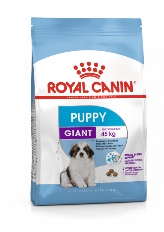 Корм сухой полнорационный Royal Canin Корм Giant Puppy для щенков очень крупных пород собак в возрасте до 8 месяцев, 3,5 кг