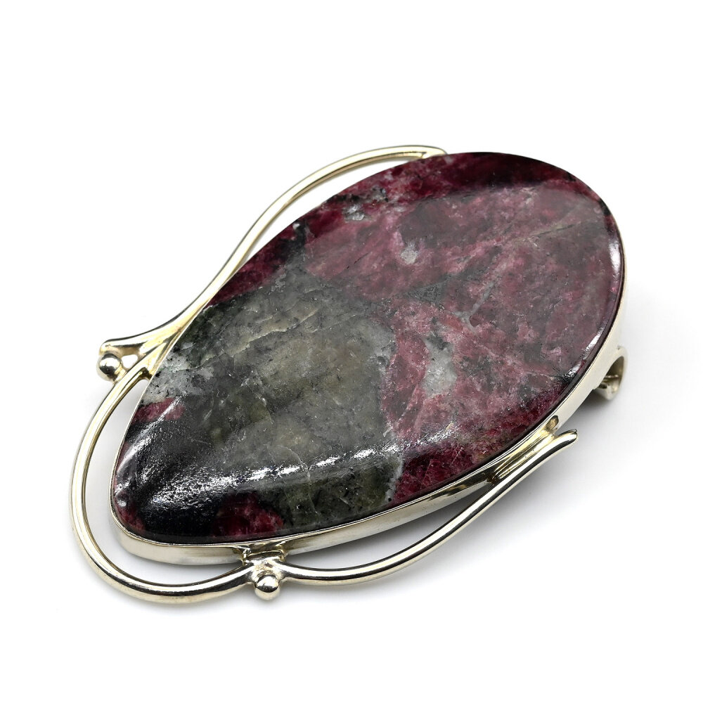 Брошь, цоизит