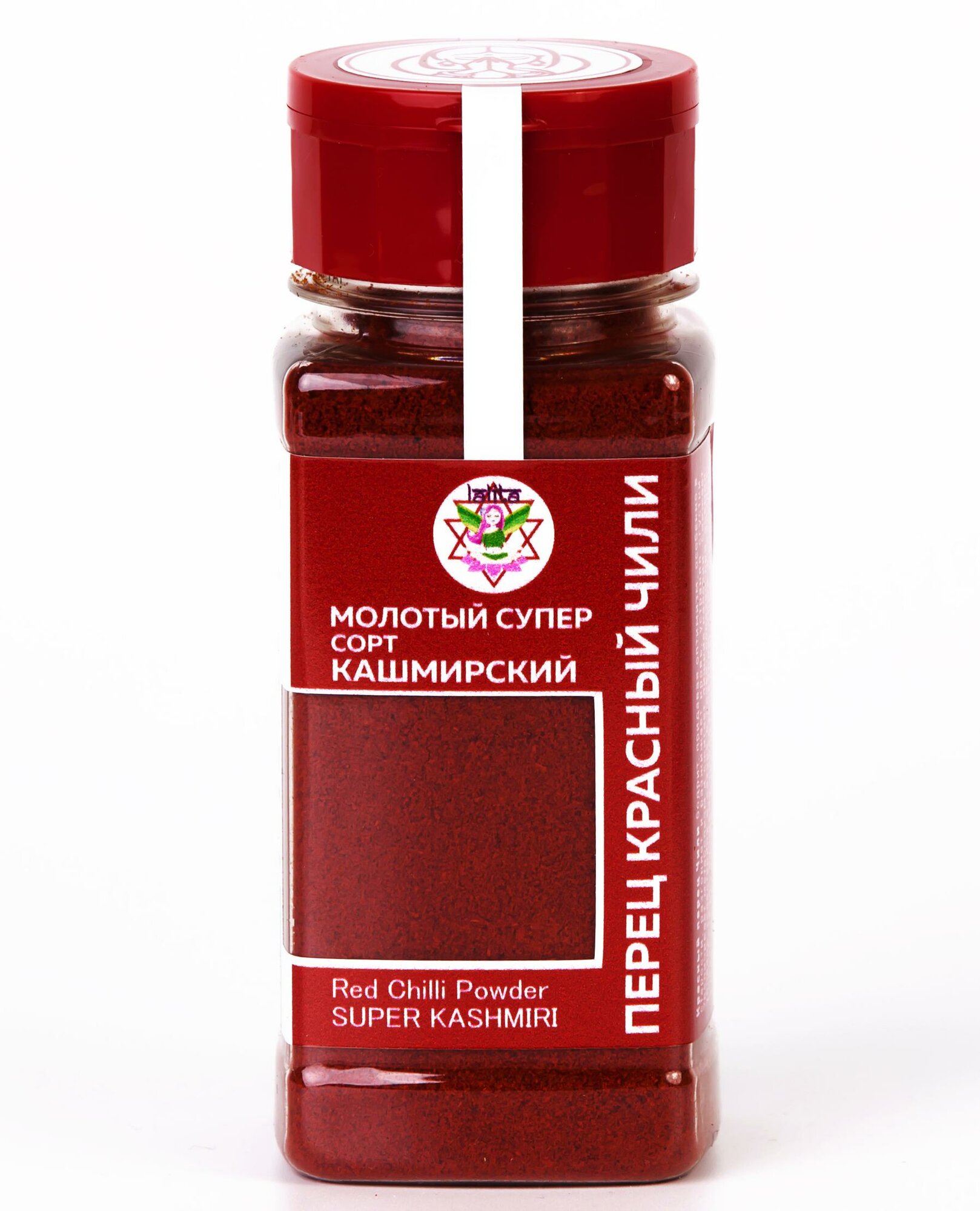 Перец красный чили молотый кашмирский супер (SUPER KASHMIRI), 80 г, пл/уп-ка флип/крышка LALITA®