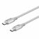 Кабель Momax Braided data cable-100W (TYPE C to TYPE C-1.2m) - Silver