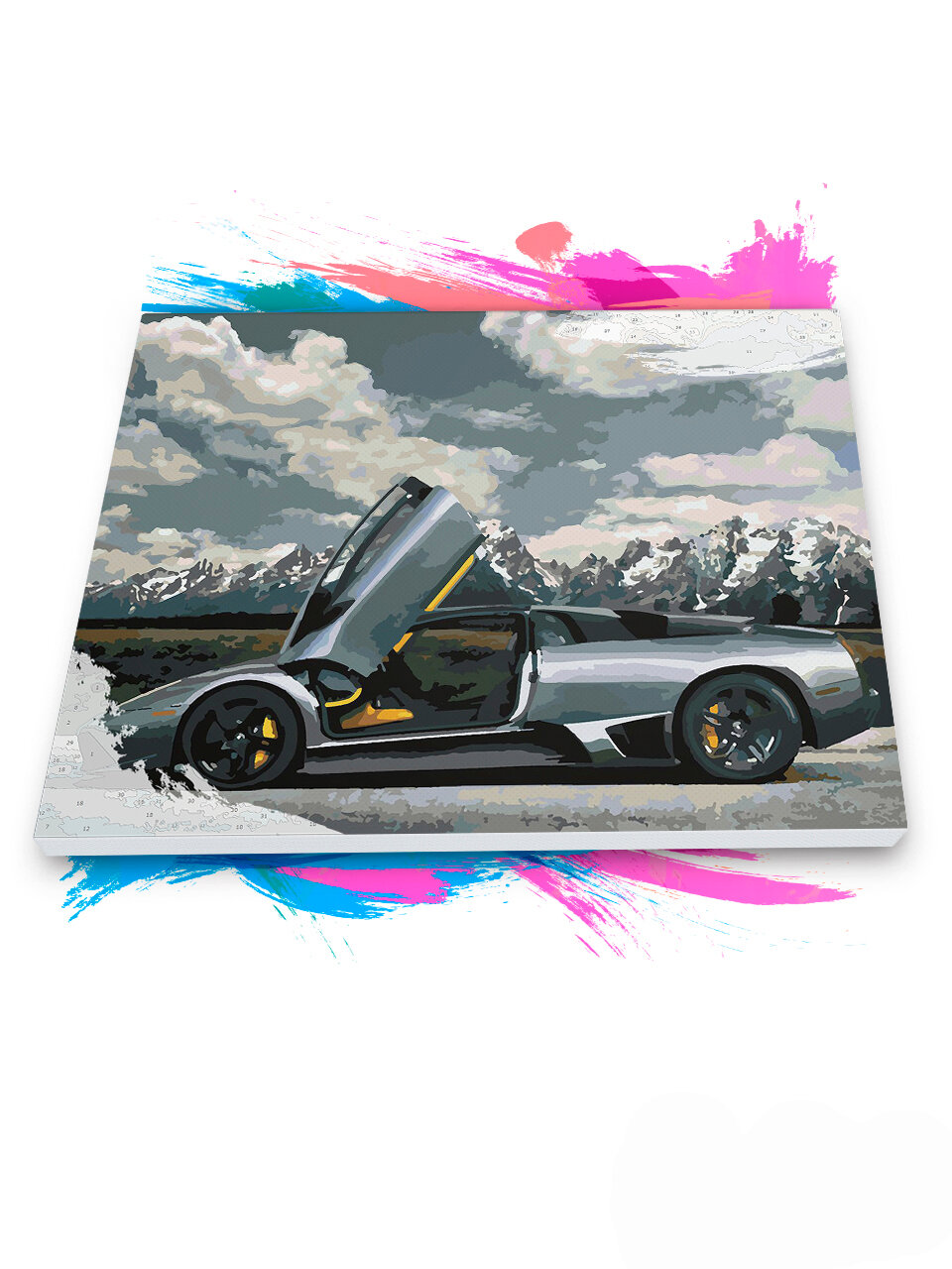 Картина по номерам на холсте Lamborghini, 60 х 80 см