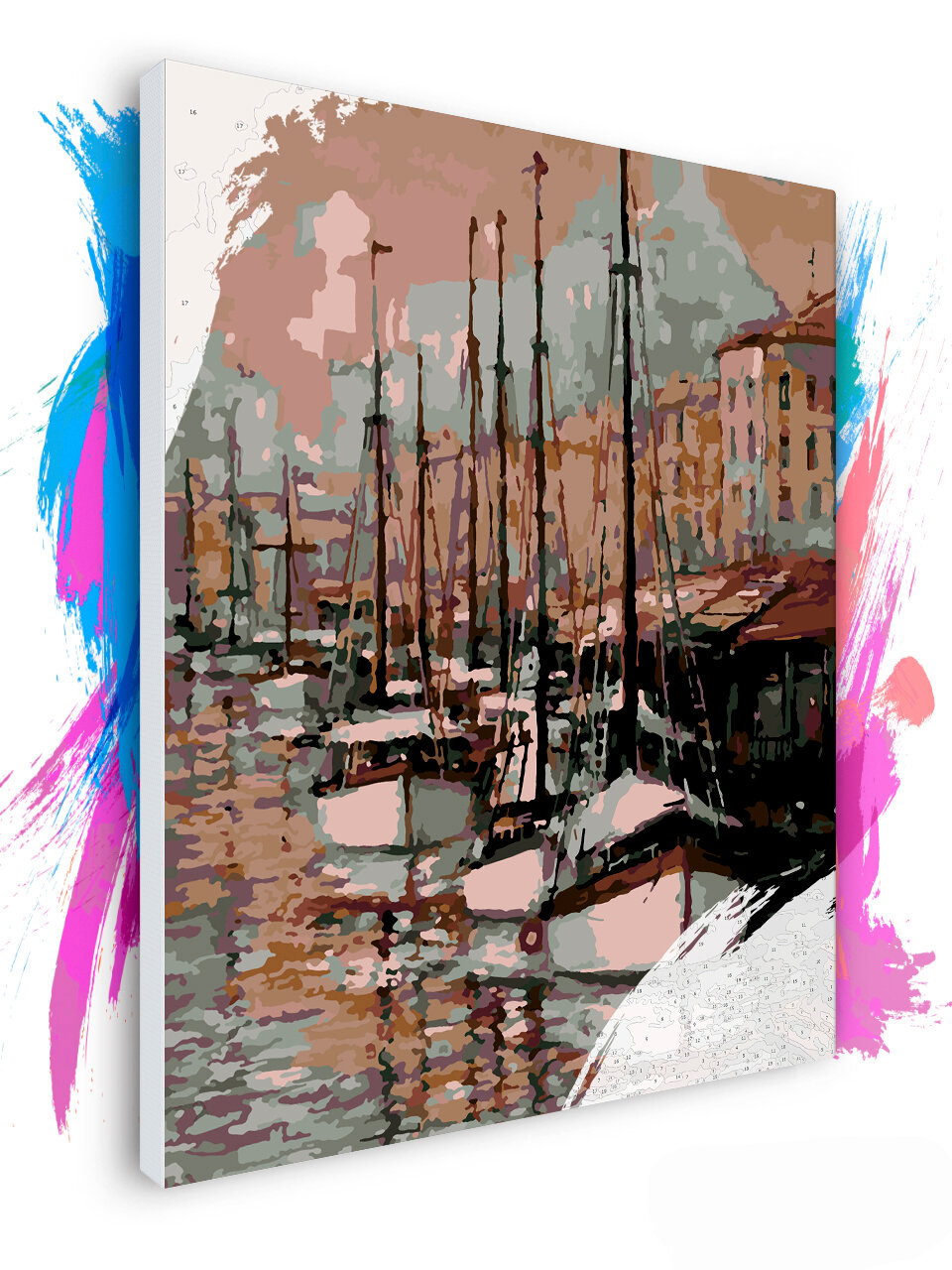 Картина по номерам на холсте Вечер На Юге Франции, 40 х 50 см