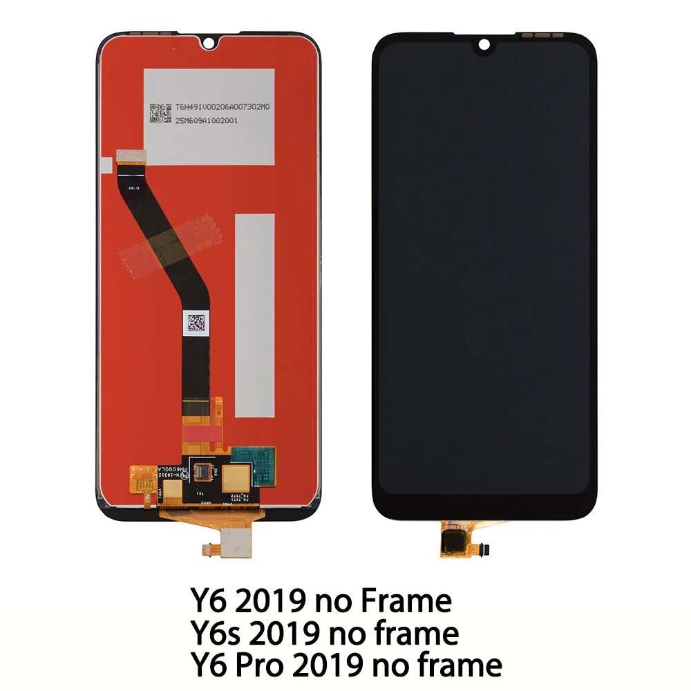 ЖК-дисплей для Huawei Y6 2019 с сенсорным экраном для Honor 8a Y6 2019 no Frame