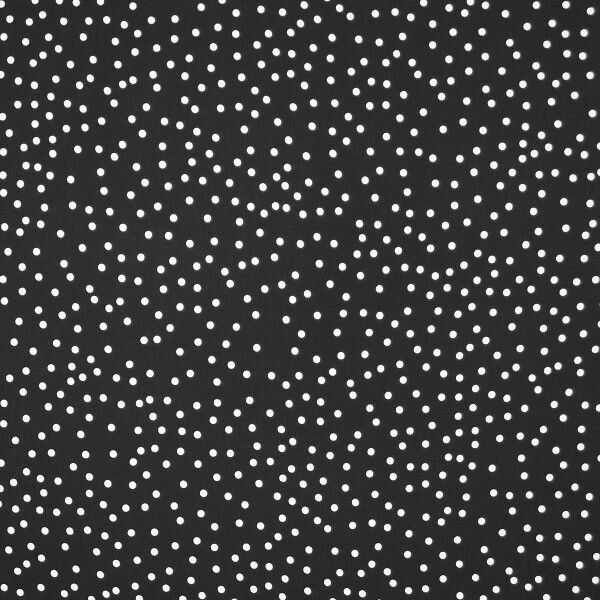 Ткань "Ткани-100", вискоза 100%, матовая, плательная, черная, 140x500 см