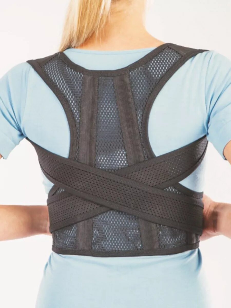 Корректор осанки (корсет) детский НТ-КР-018 с ребрами жесткости (22см, XXS (50-70))