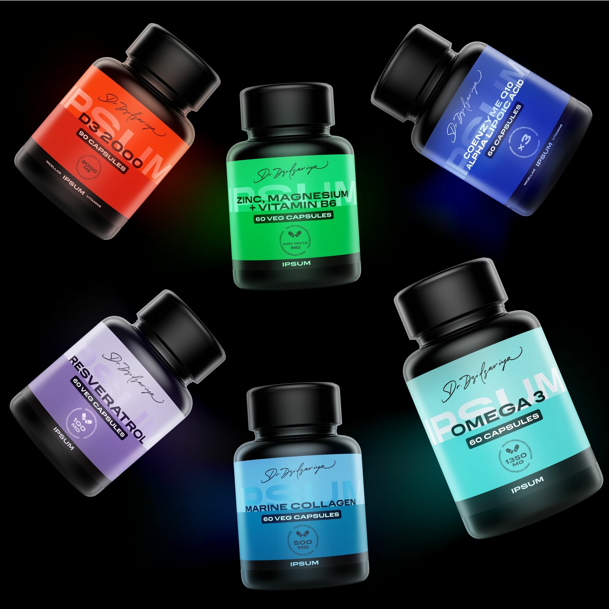 Витаминный комплекс "Анти-эйдж" от IPSUM / Набор витаминов для поддержания организма