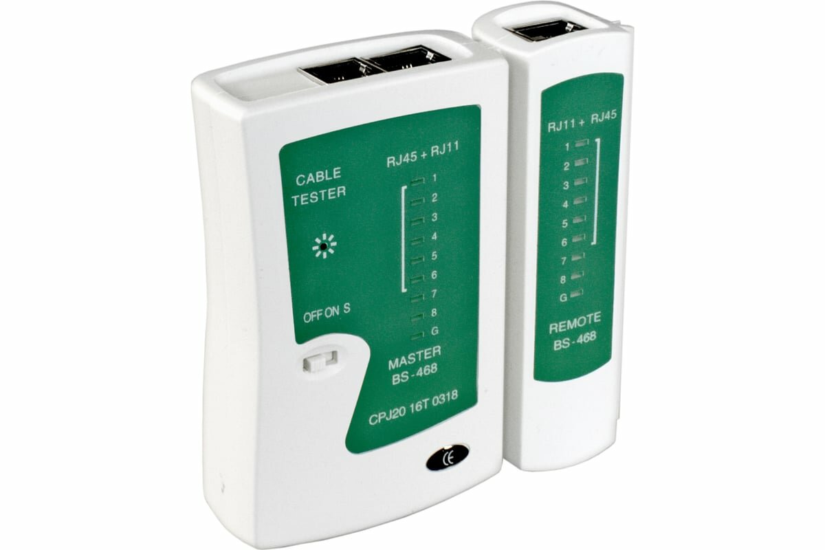 ExeGate Тестер сетевой NS-468 для RJ-45/RJ-11/RJ-12 271121