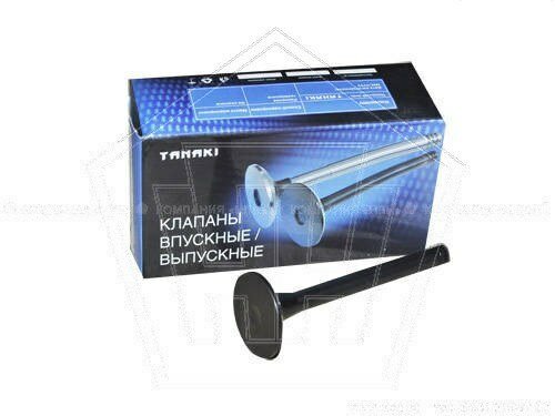 Клапан впускной ваз 2110-2112 tanaki (дв. 2112 16 v) к-т 8шт (tkv-1007010-31)