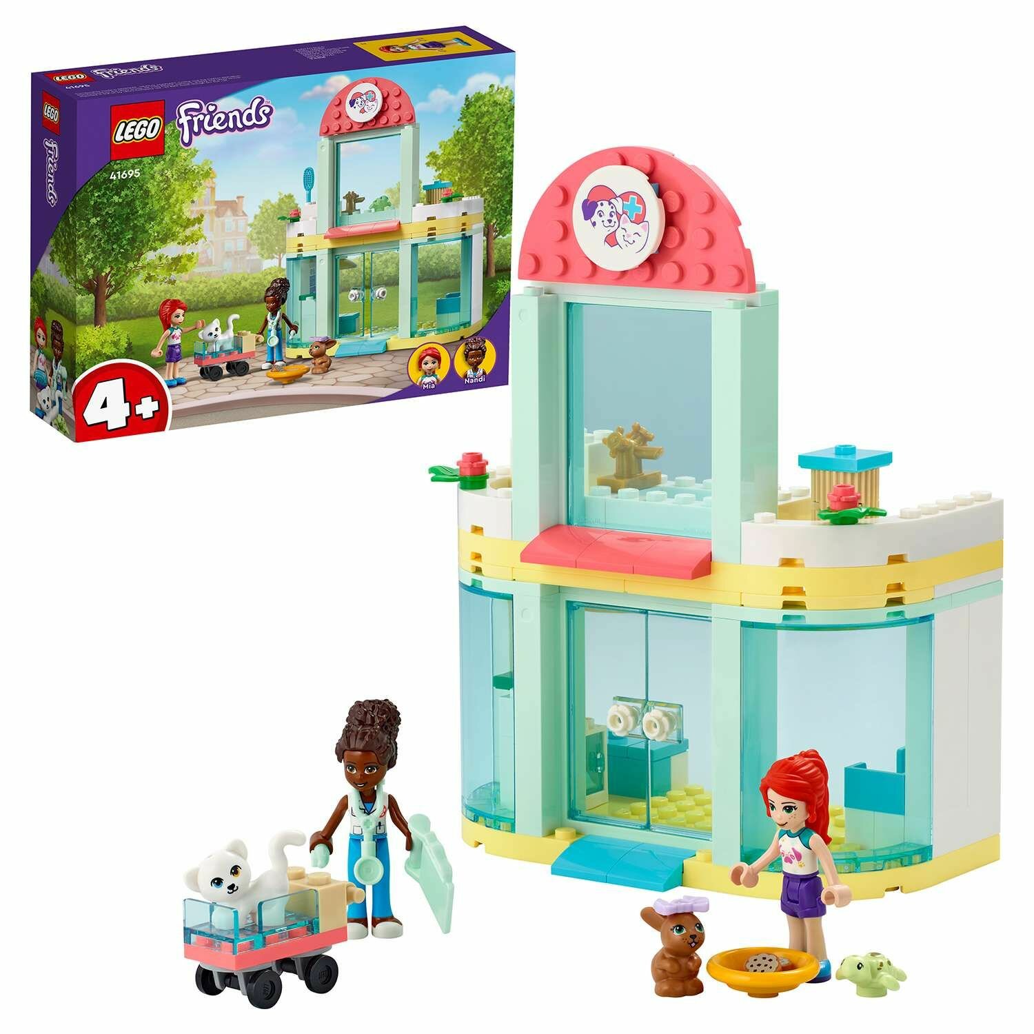 Конструктор LEGO FRIENDS Клиника для домашних животных 41695