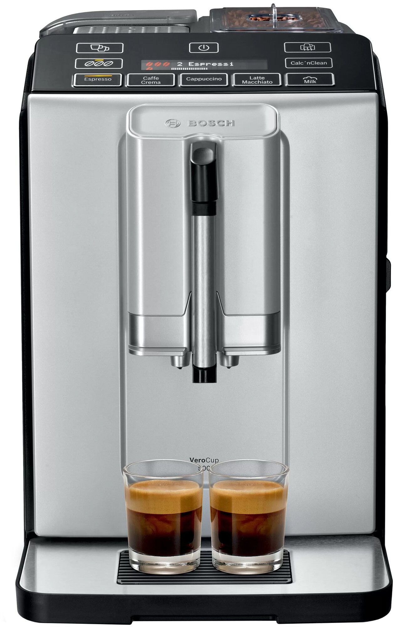 Автоматическая кофемашина BOSCH VeroCup 500 TIS30521RW, серебристый/черный 00-00004470