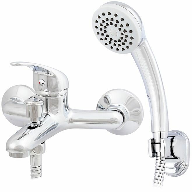 Микс ЭНД фикс Йота 4401 Смеситель для ванны одноручный с аксессуарами (картридж d 35мм)