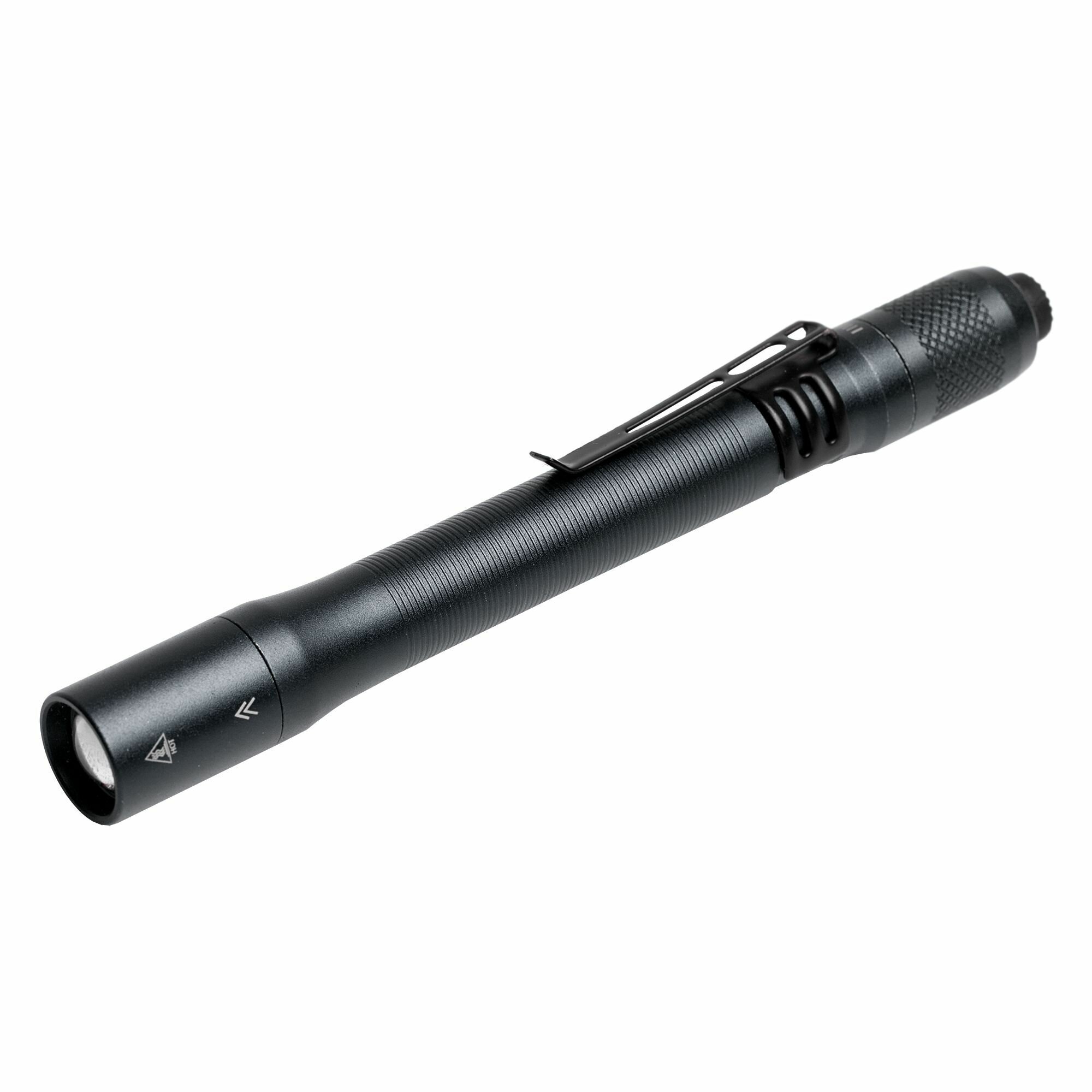 Фонарик с фокусировкой луча Fokus, серо-синий подарок на 23 февраля 14 февраля мужчине парню папе