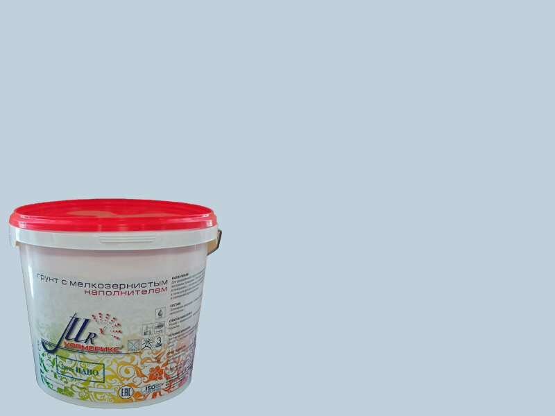 Грунт ВД-АК тонирующий с Мелкозернистым наполнителем Мраморикс™ нано под ДП, Серебро, 7 кг