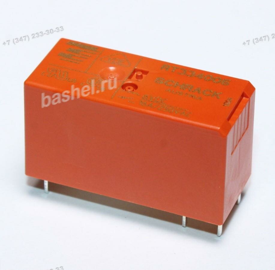 RELAY RT334006, Реле, TE, (упр:6В/DC, комм: 16A/250В/AC, 1NO, AgNi, R-coil:90 Ом