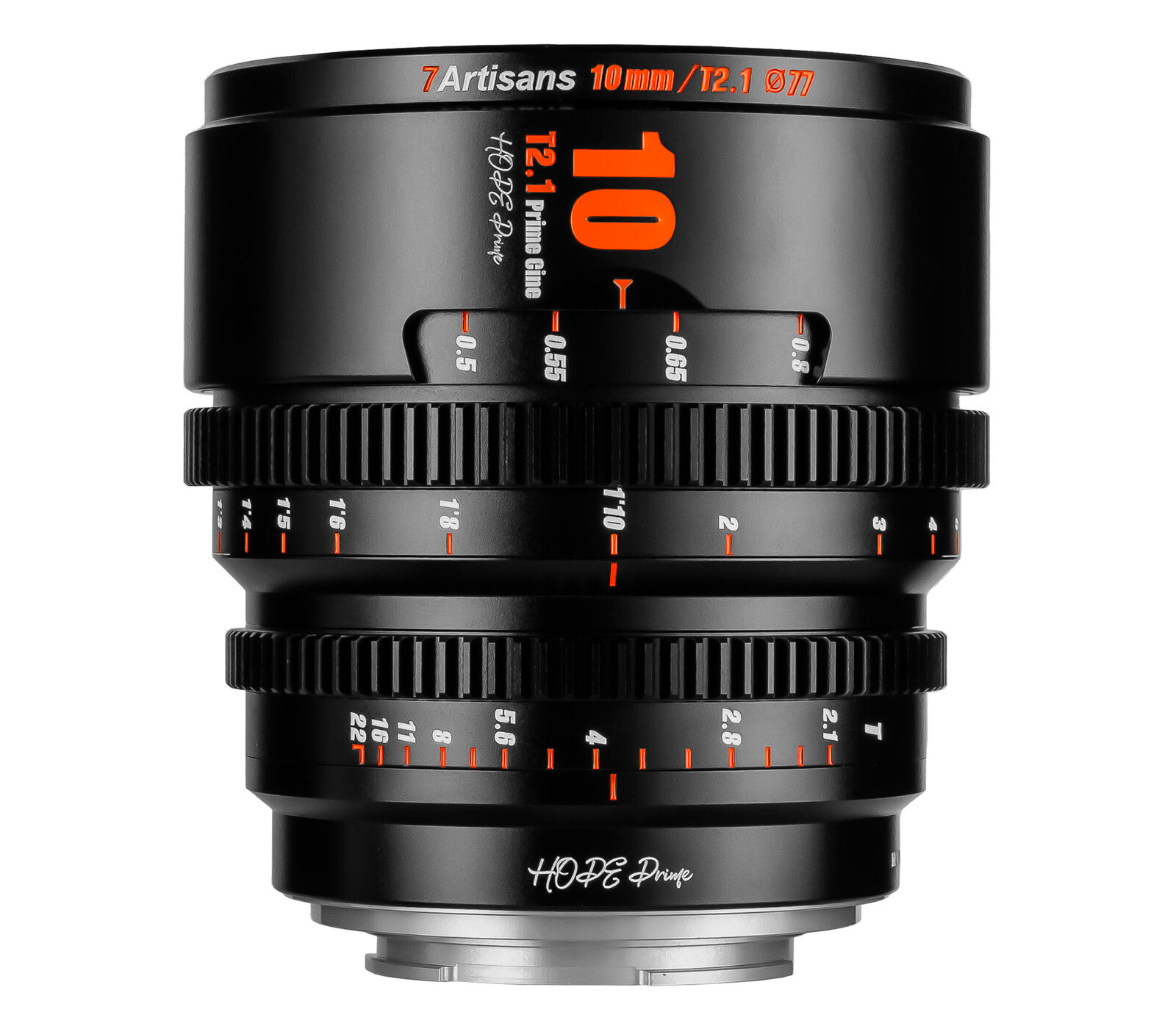 Объектив 7Artisans 10mm T2.1 Hope Prime Sony E, сверхширокоугольный (рыбий глаз), черный