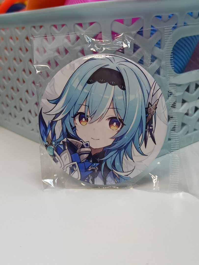 Значок с Эола, Genshin Impact, 8 см, металл