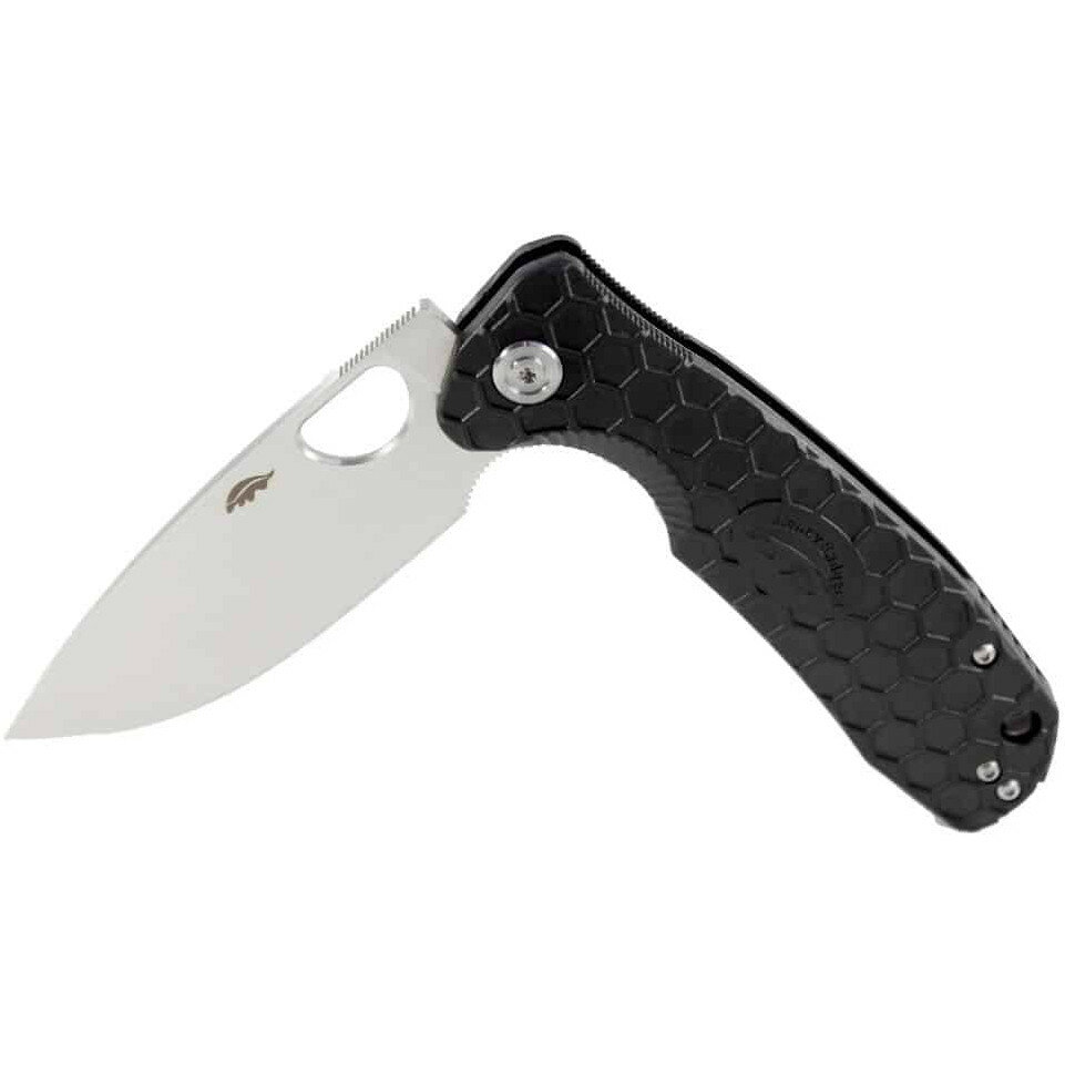 Нож Honey Badger Flipper М, Сталь 14С28N, черная рукоять