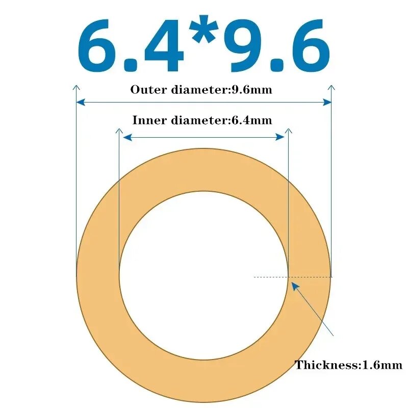 Трубка Kamoer PharMed BPT, 6.4-9.6mm, желтая