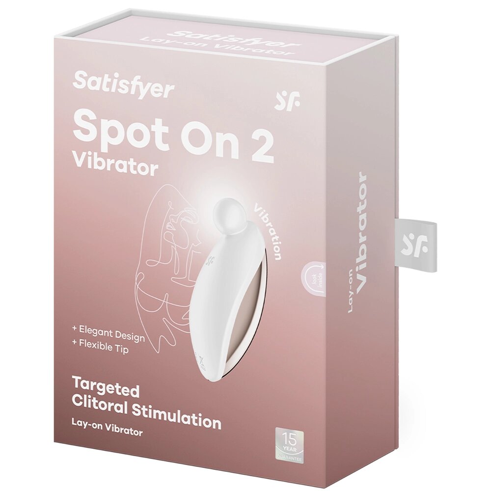 Клиторальный вибратор Satisfyer Spot On 2, белый
