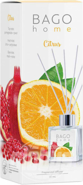 Ароматический диффузор Bago home Citrus, 45 мл