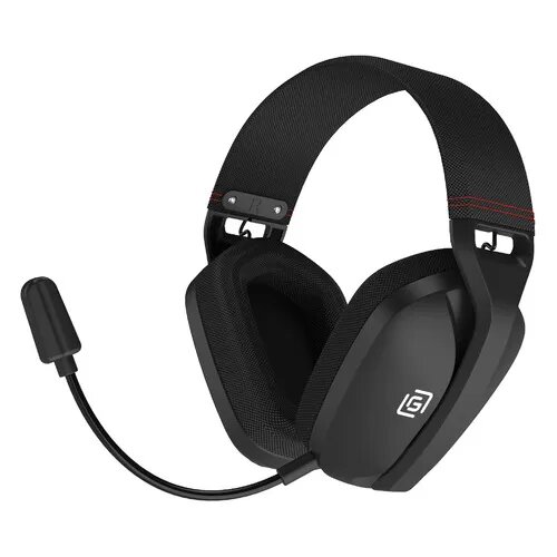 Гарнитура игровая Oklick HS-L750G, для компьютера, накладные, Bluetooth/радио/3,5 мм, черный [2007557]